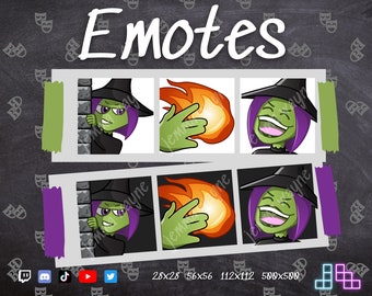 Chibi Girl Cute Twitch Discord Emote Starter Pack Streaming - Etsy