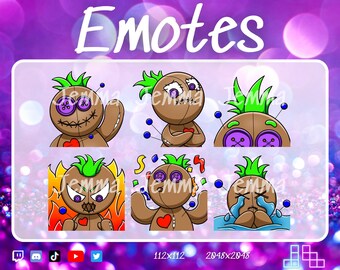 Chibi Wicked Witch Emotes for Twitch, Discord, Youtube/streamers ...