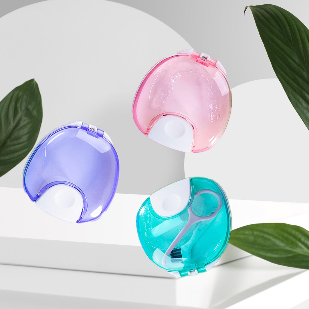 Press Type Box, Portable Grin Bin, Denture Bath Box, Fake Tooth Box ...