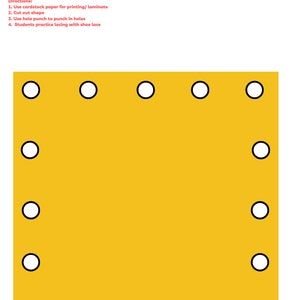 Shape Lacing Cards / Shape Lessons / Shape Activities / Kindergarten ...