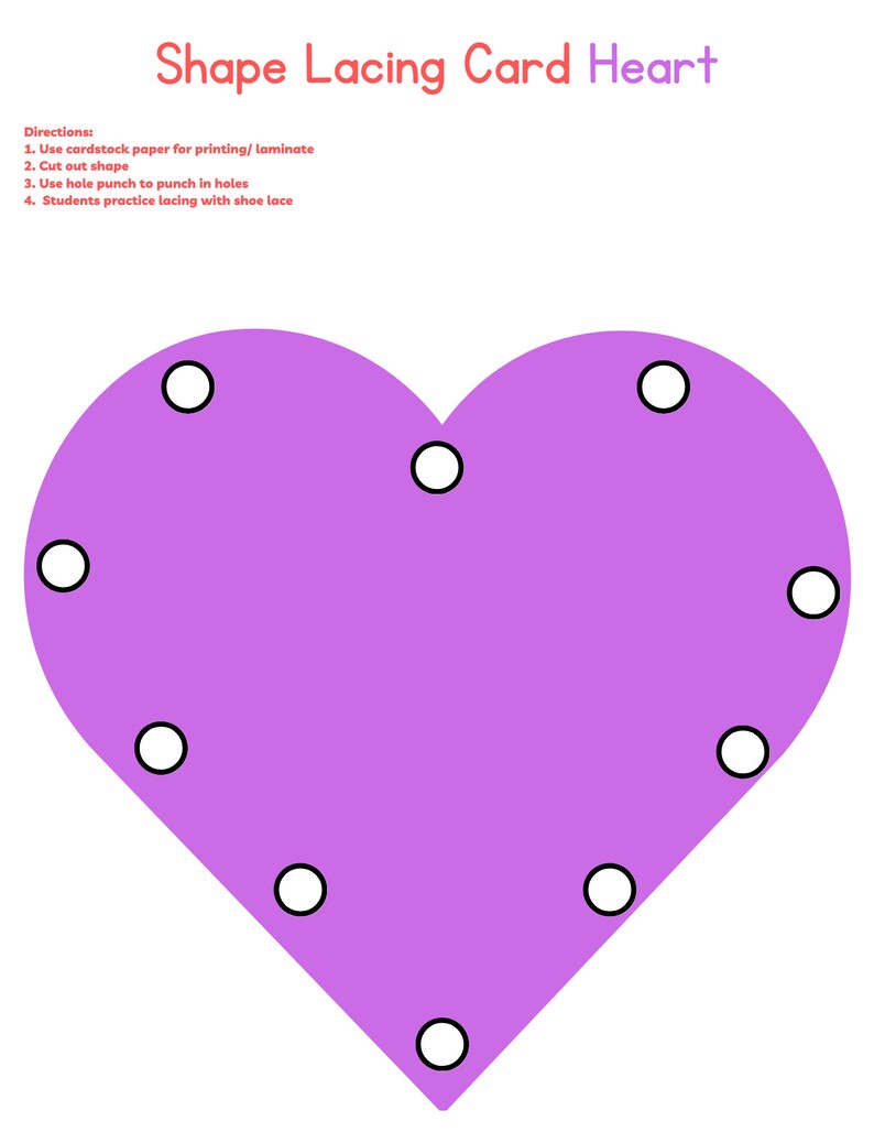 Shape Lacing Cards / Shape Lessons / Shape Activities / Kindergarten ...