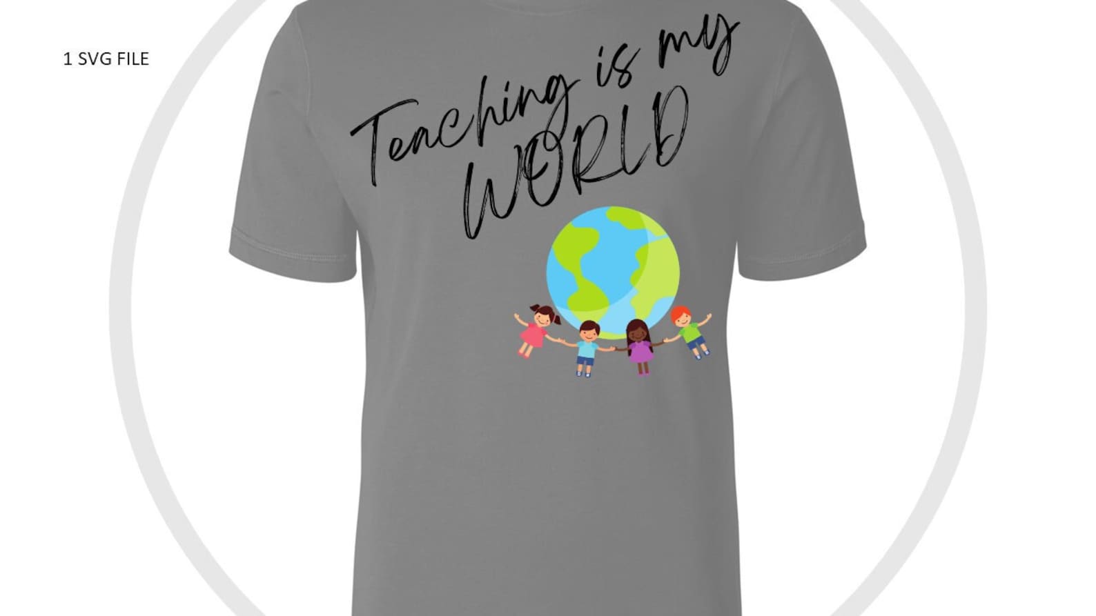 Teaching is My World, Teacher SVG Daycare Svg, Nursery School Svg ...