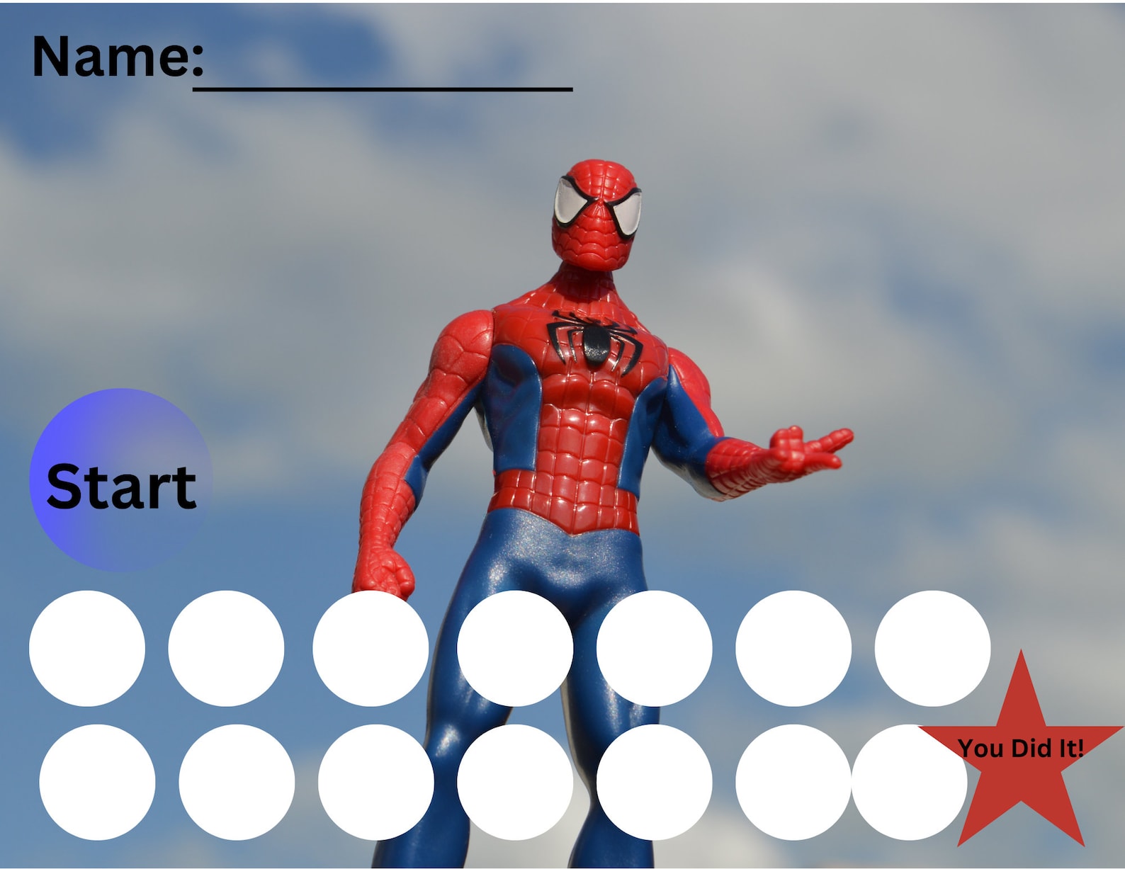 Spiderman Sticker Behavior Chart, Childcare, Daycare, Elementary, Take ...