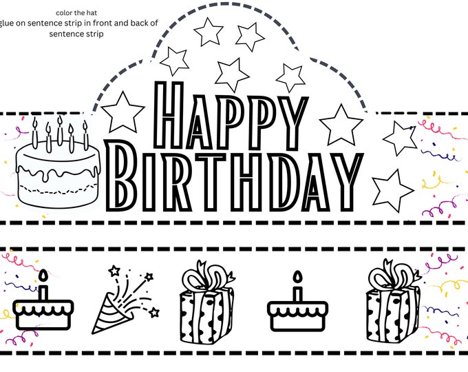 Bee Paper Crown Printable - Etsy