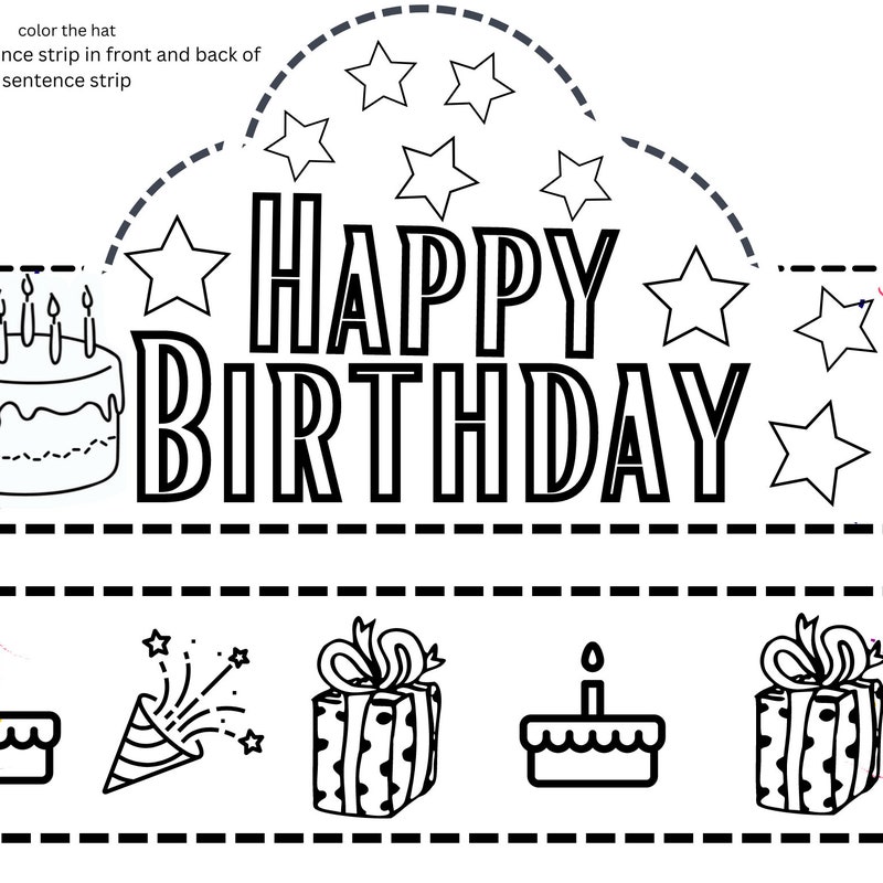 Happy Birthday Headband - Etsy