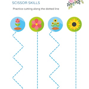 Cutting Practice Worksheet. Scissor Practice, Cuting Practice, Cut ...