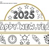 Happy New Years Hat, Printable Hat, Kindergarten, Primary Grades ...