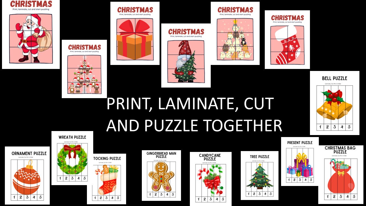 44 Pages Digital Download Christmas Themed Learning Activity, Preschool ...