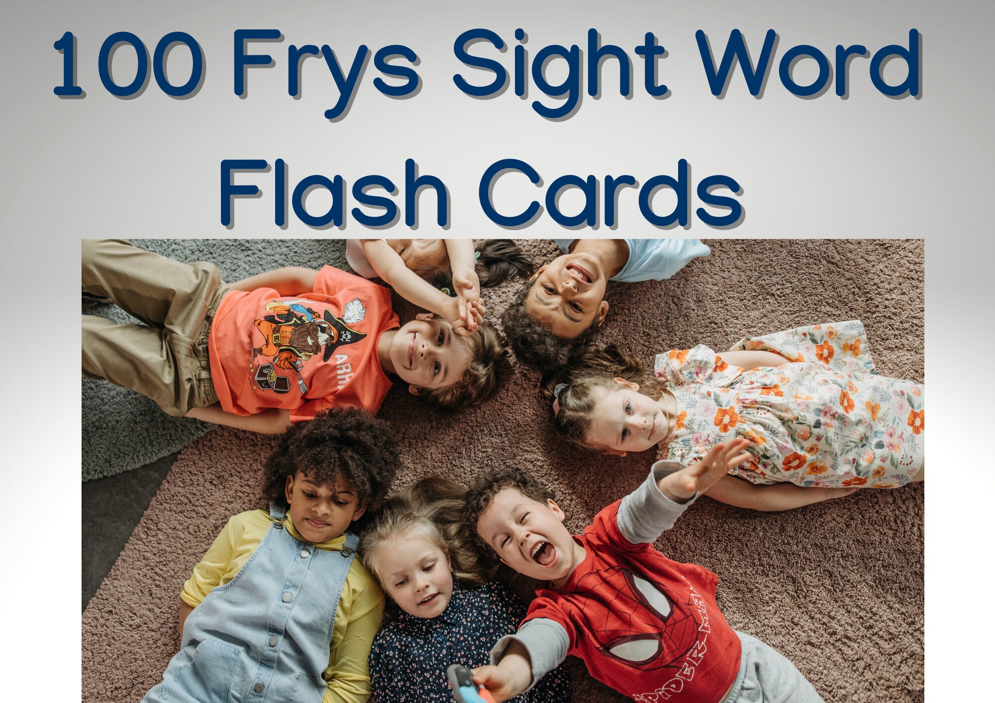 100 Fry Sight Words, Flash Cards, High Frequency Words, Sight Word List ...