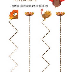 Cutting Practice Worksheet. Scissor Practice, Cuting Practice, Cut ...