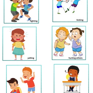 Classroom Rules \ Behavior Sort \ Good and Bad Choices \ Positive and ...