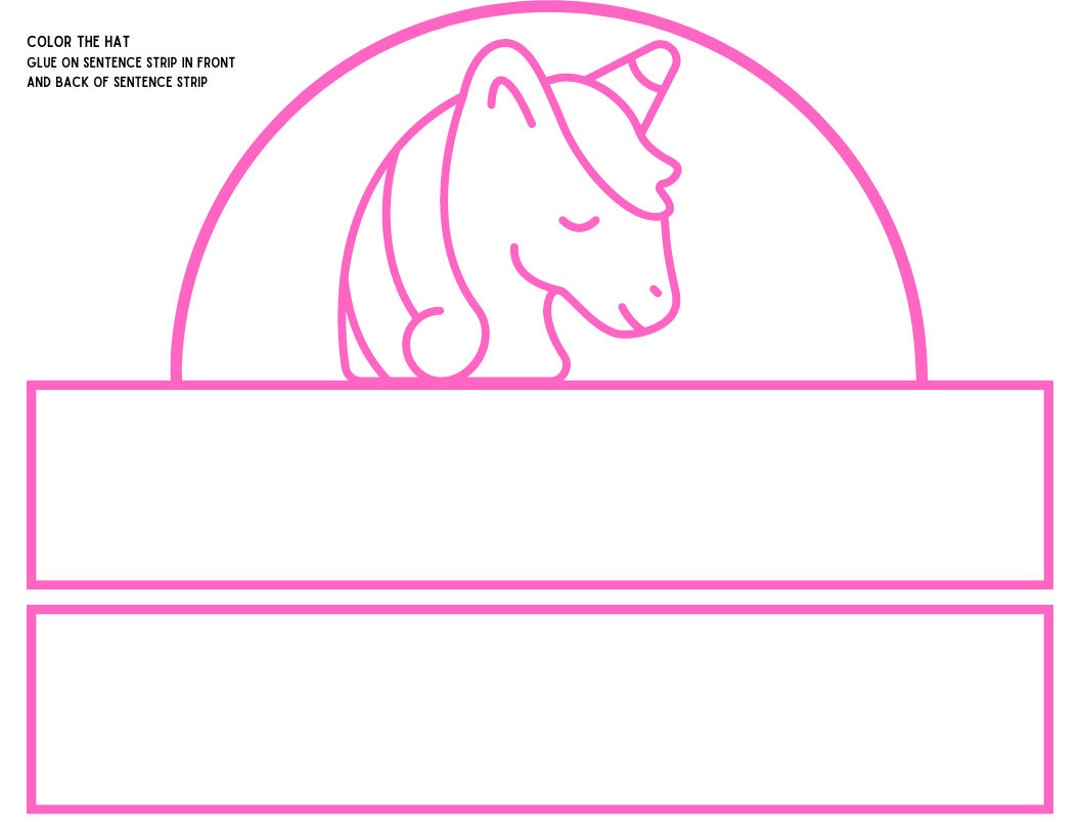 Unicorn Paper Crown, Kids Unicorn Party, Princess Birthday, Kids Craft ...