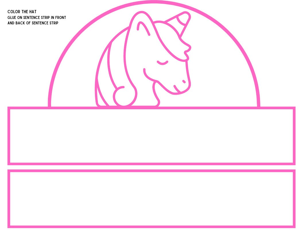 Unicorn Paper Crown, Kids Unicorn Party, Princess Birthday, Kids Craft ...