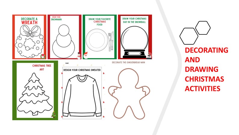 44 Pages Digital Download Christmas Themed Learning Activity, Preschool ...