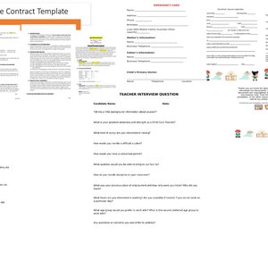 Massive Childcare Bundle, Daycare Template Bundle, Start up Bundle - Etsy
