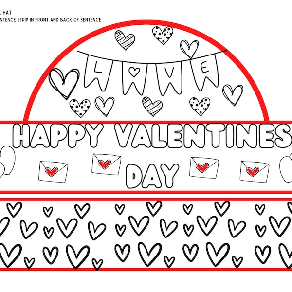 Valentines Day Hat - Etsy