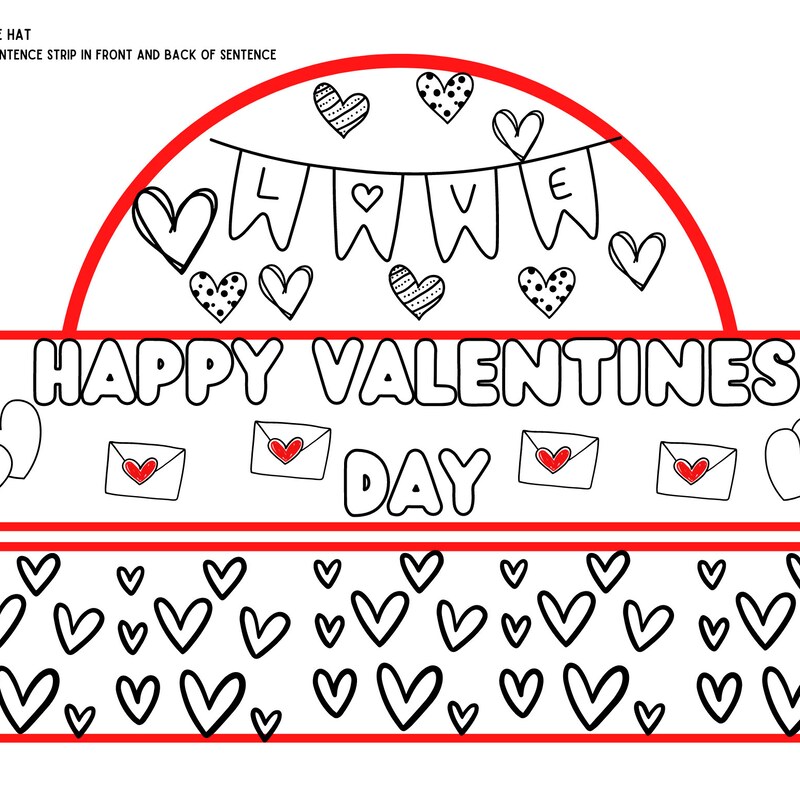 Valentines Day Hat - Etsy