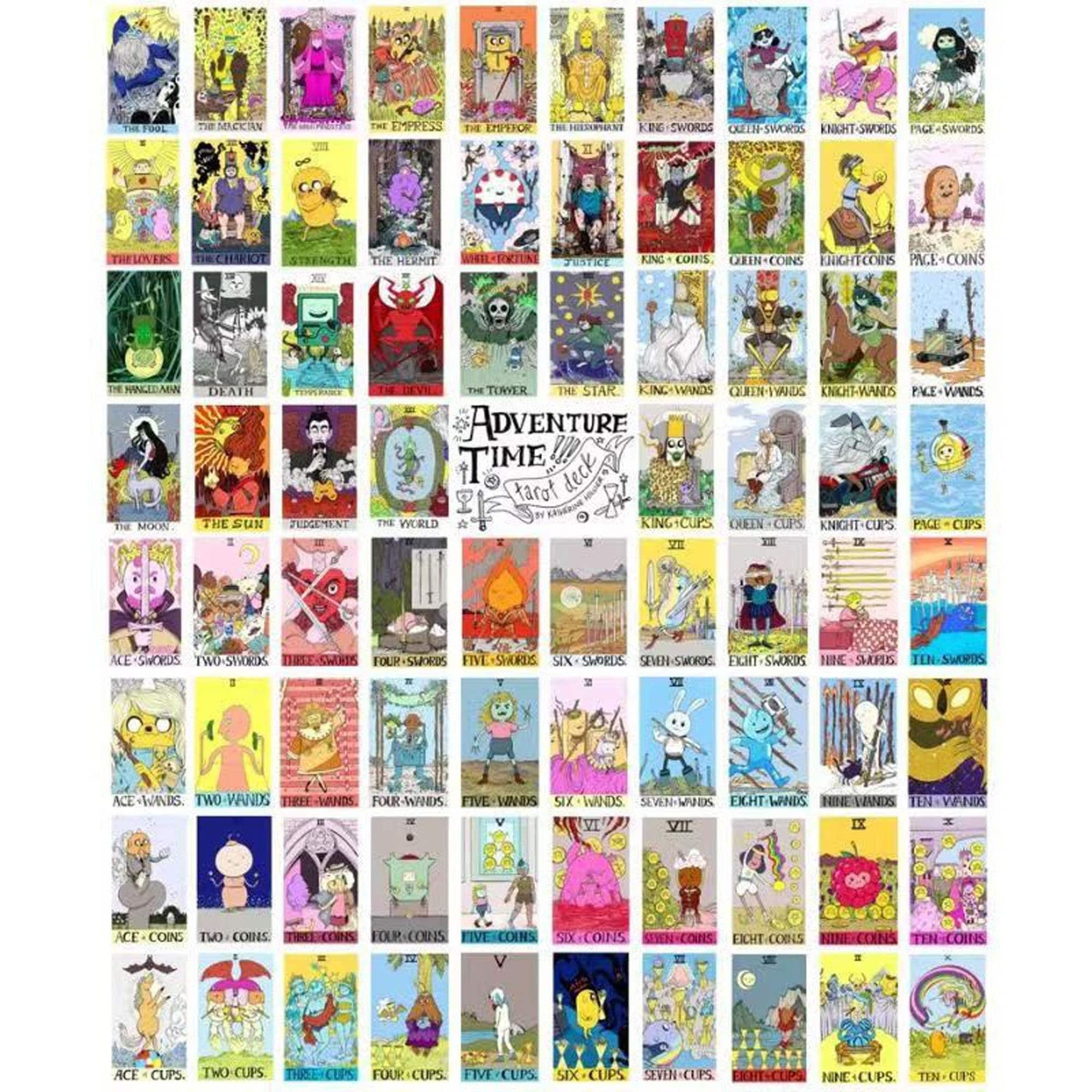 Adventure Time Tarot Deckhealing Tarot Cards Tarot Cards - Etsy
