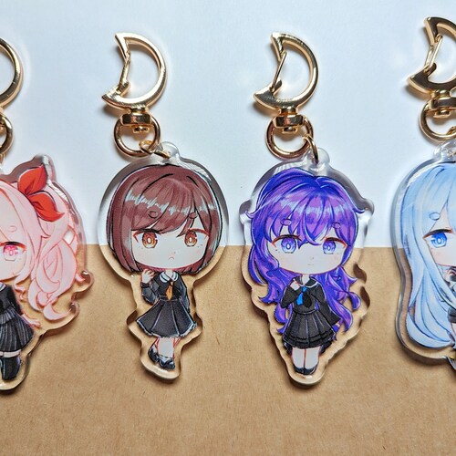 Nightcord at 25:00 PRSK Acrylic Glitter Keychains/charms - Etsy