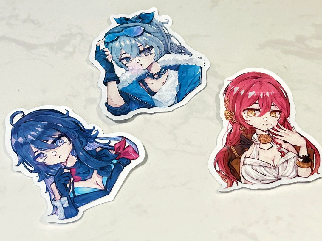 Honkai Star Rail Stickers Himeko Seele Silver Wolf - Etsy