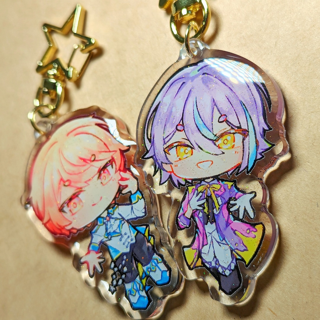 Wonderland X Showtime PRSK Acrylic Glitter Keychains/charms - Etsy