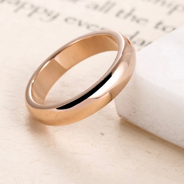 Simple Gold Band - Etsy