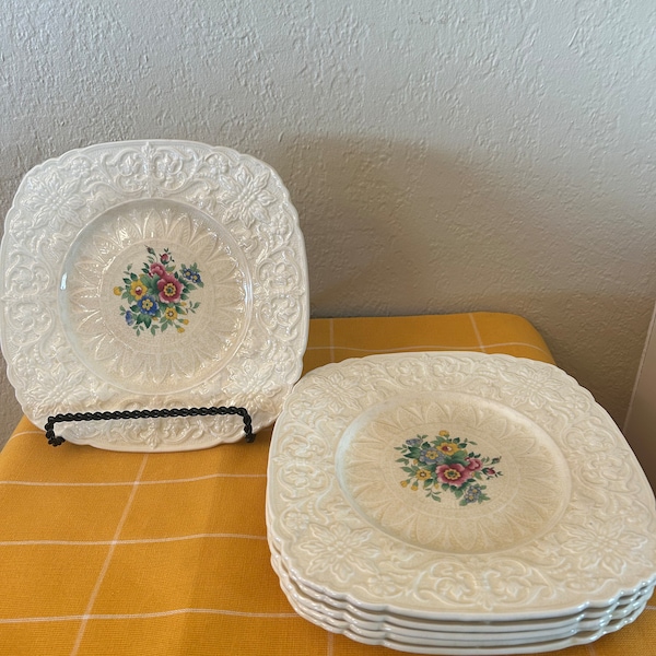 Royal Cauldon Floral Plate Porcelain - Etsy