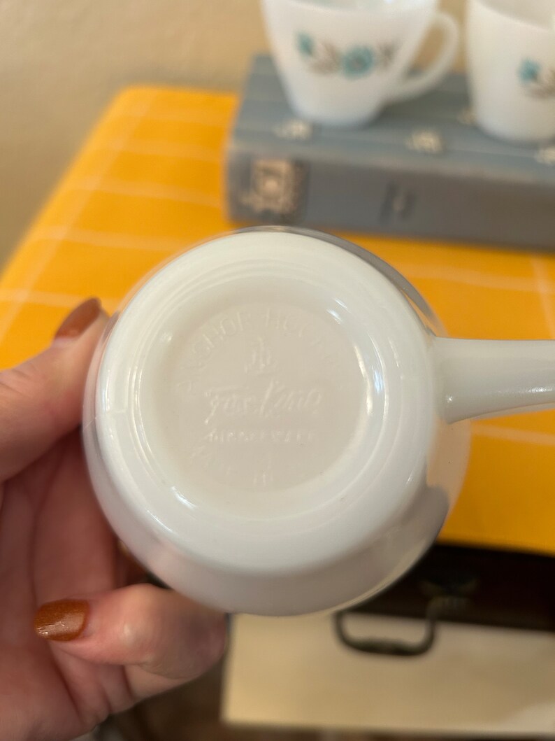 Anchor Hocking Fire King Tea Cups - Etsy