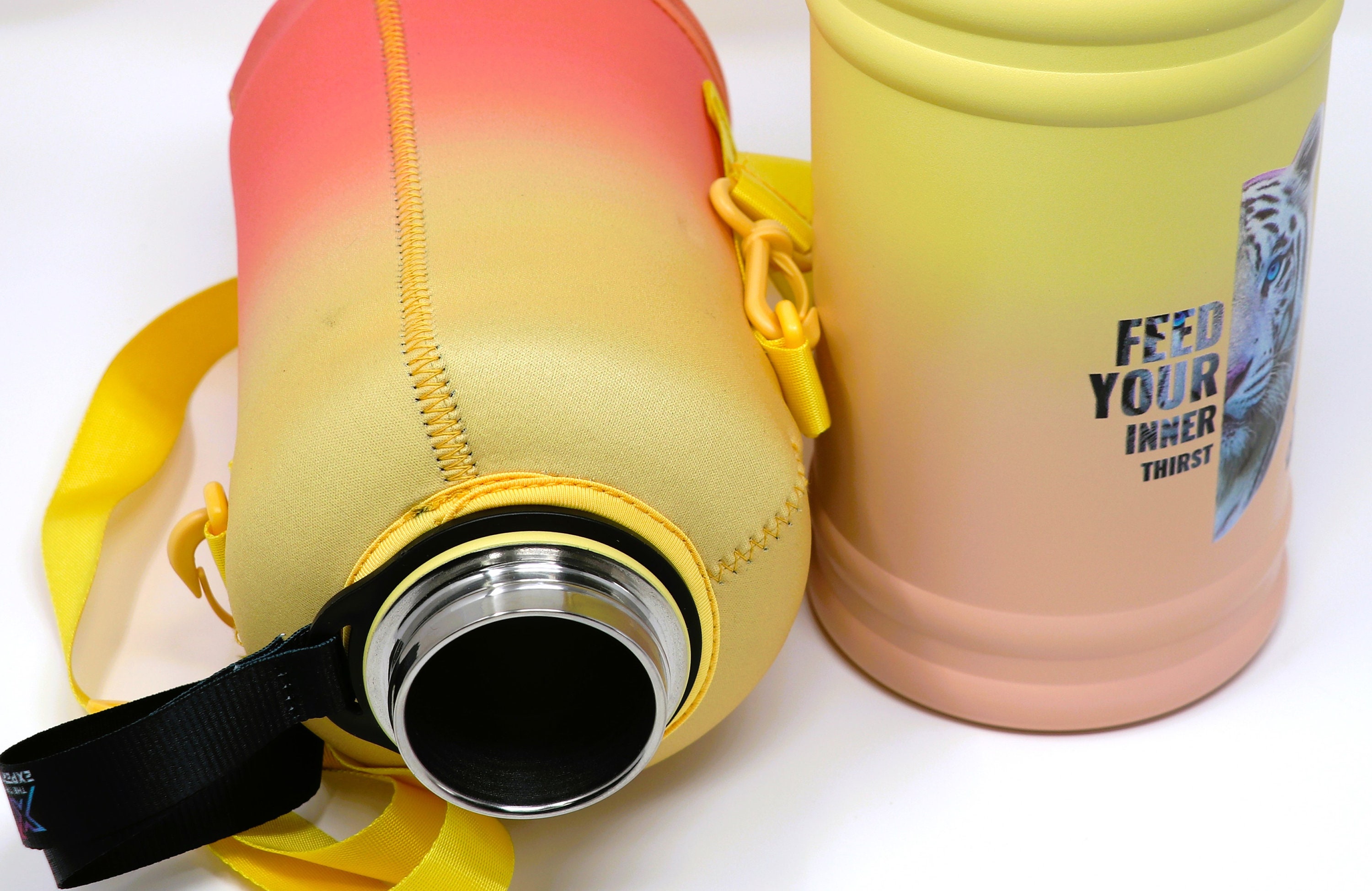 Combo Pack Insulated Water Bottle 2.2 Liter 1 Gallon Stainless Steel ...