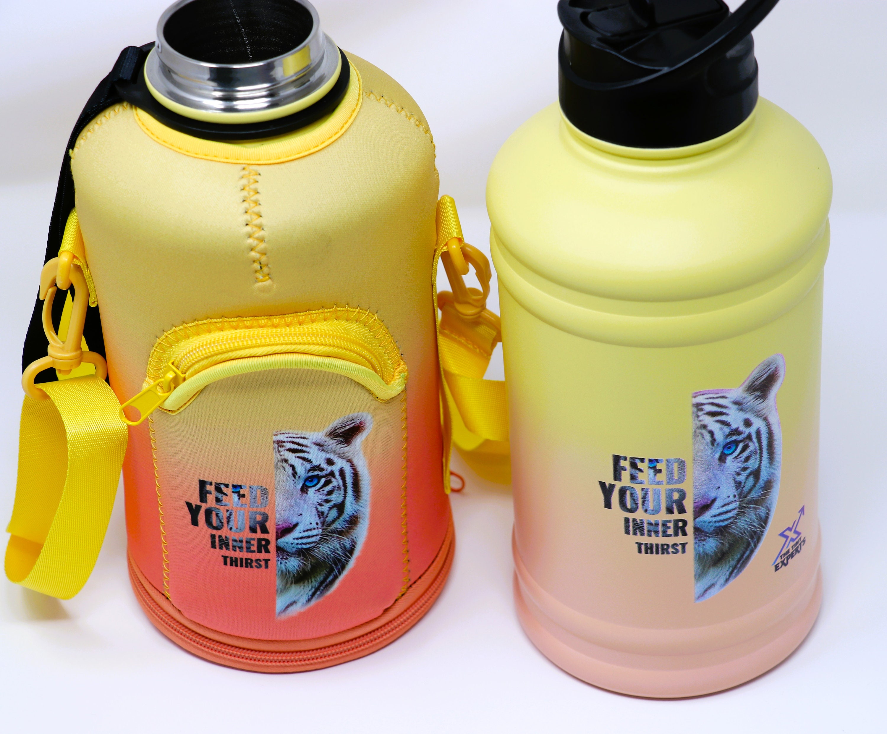 Combo Pack Insulated Water Bottle - 2.2 Liter + 1 Gallon Stainless ...