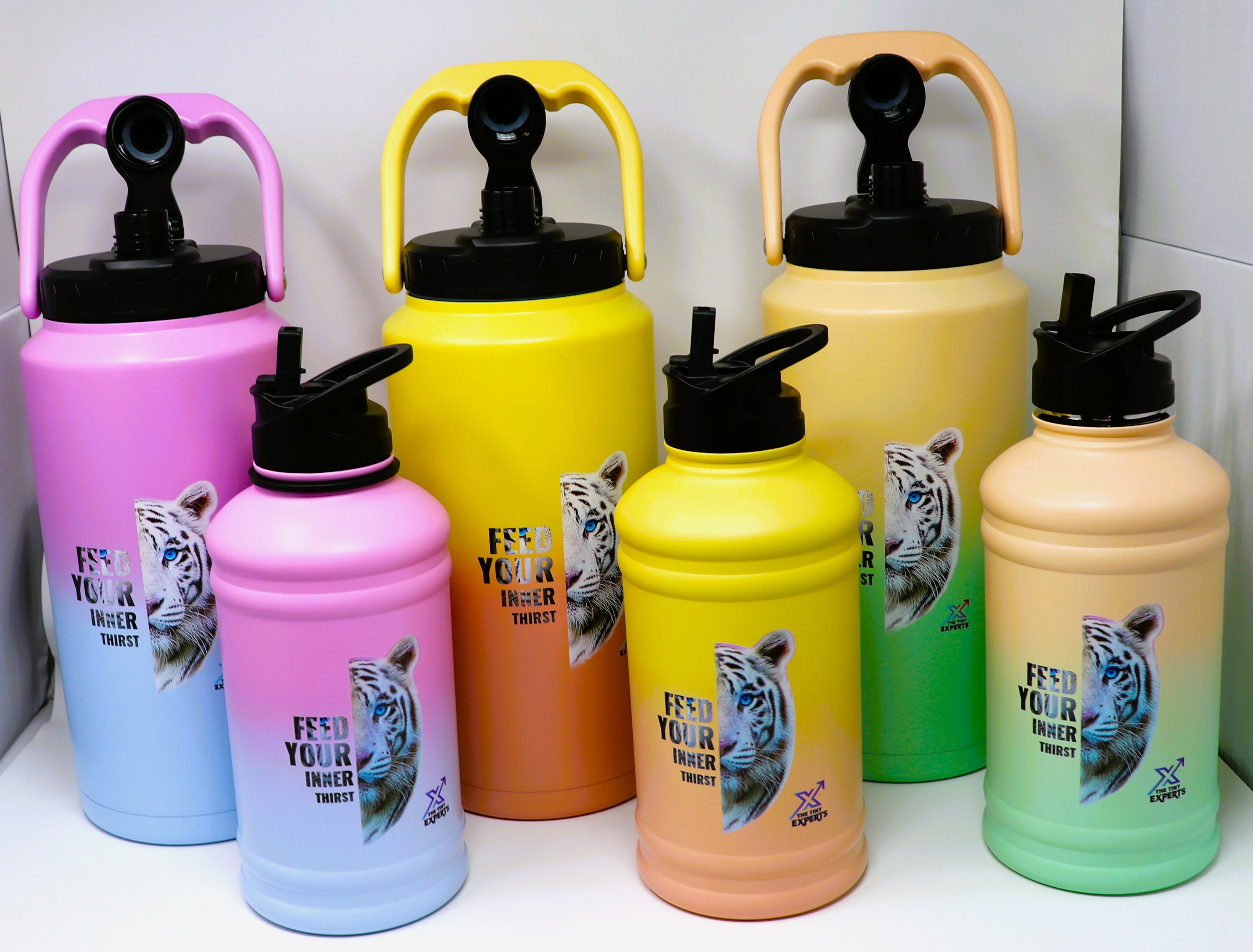 Combo Pack Insulated Water Bottle - 2.2 Liter + 1 Gallon Stainless ...