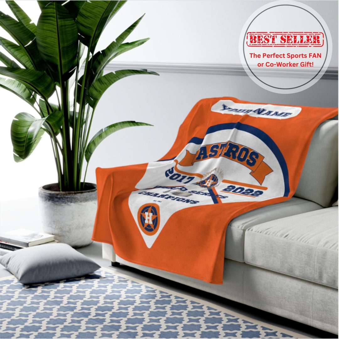 Personalized ASTROS Commemorative Blanket 50x60 Houston, Texas, World ...