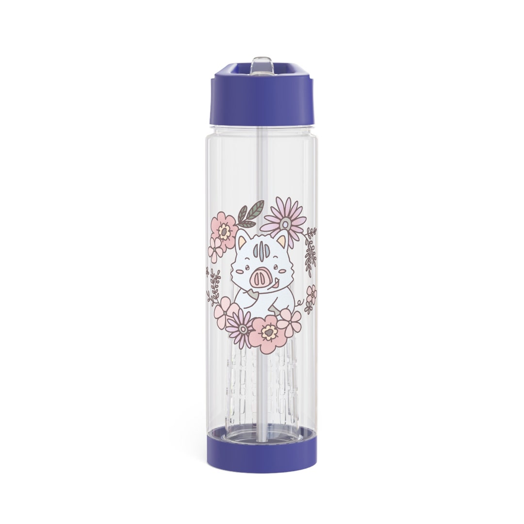 Water Bottle Flower Cartoon Character Bottle Cute Pastel Aesthetic ...