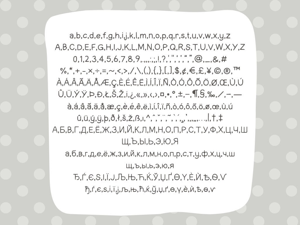 Shikataro Comic Font Multilingual Round Sans Serif .otf Font ...