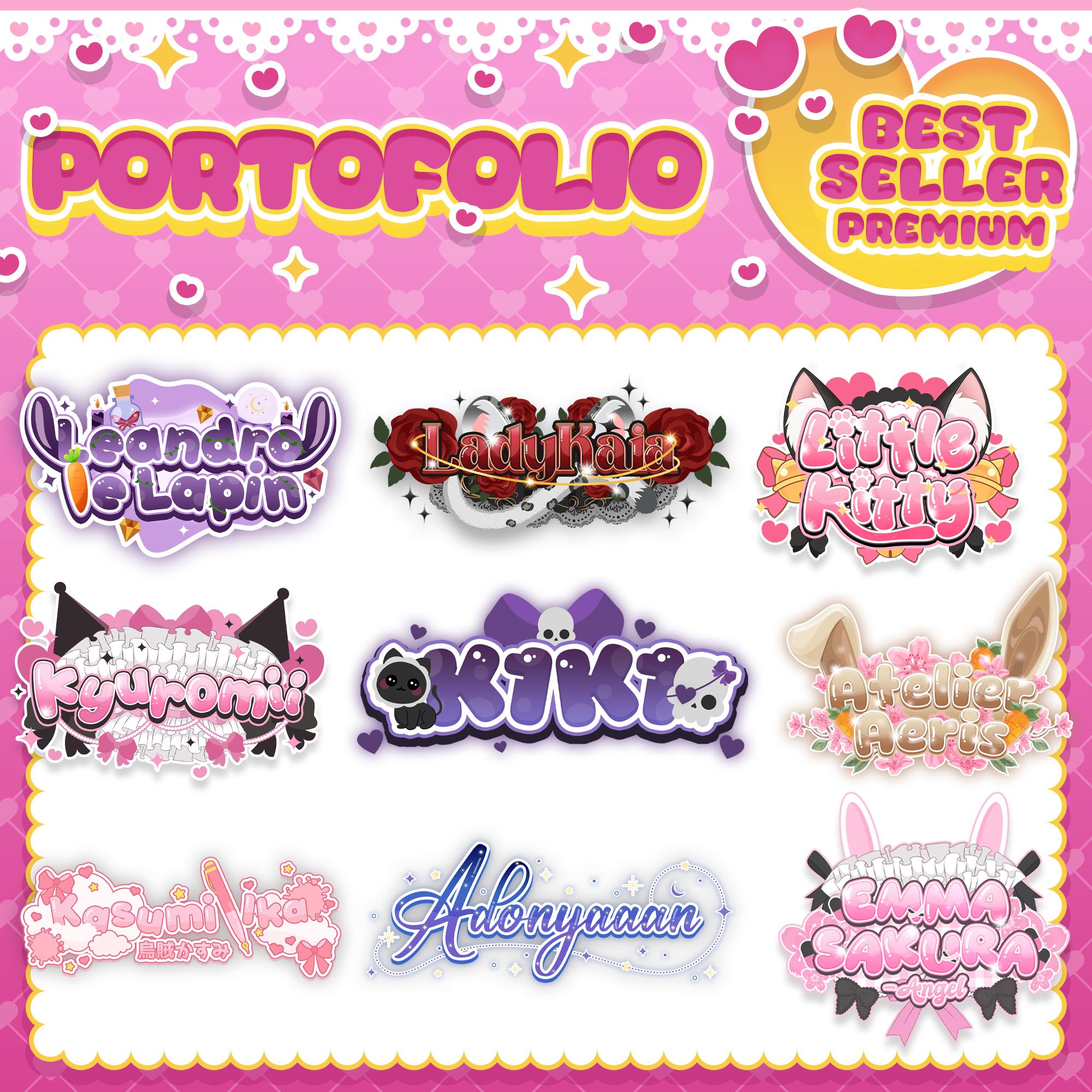 Custom Amazing Chibi Vtuber Logo | Kawaii Logo | Streamer Logo | Cute ...
