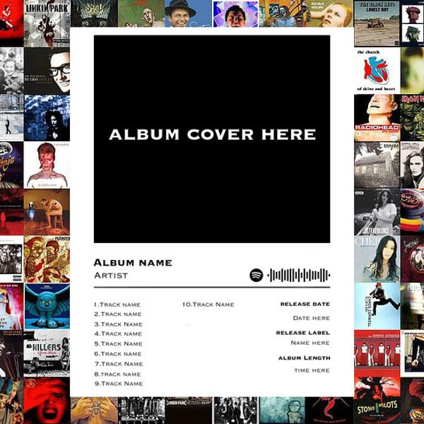 Album Cover Posters - Etsy UK