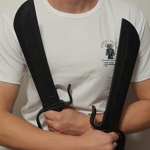 1 PAIR PP Butterfly Swords Training Wing Chun Kung Fu Martial Arts ...