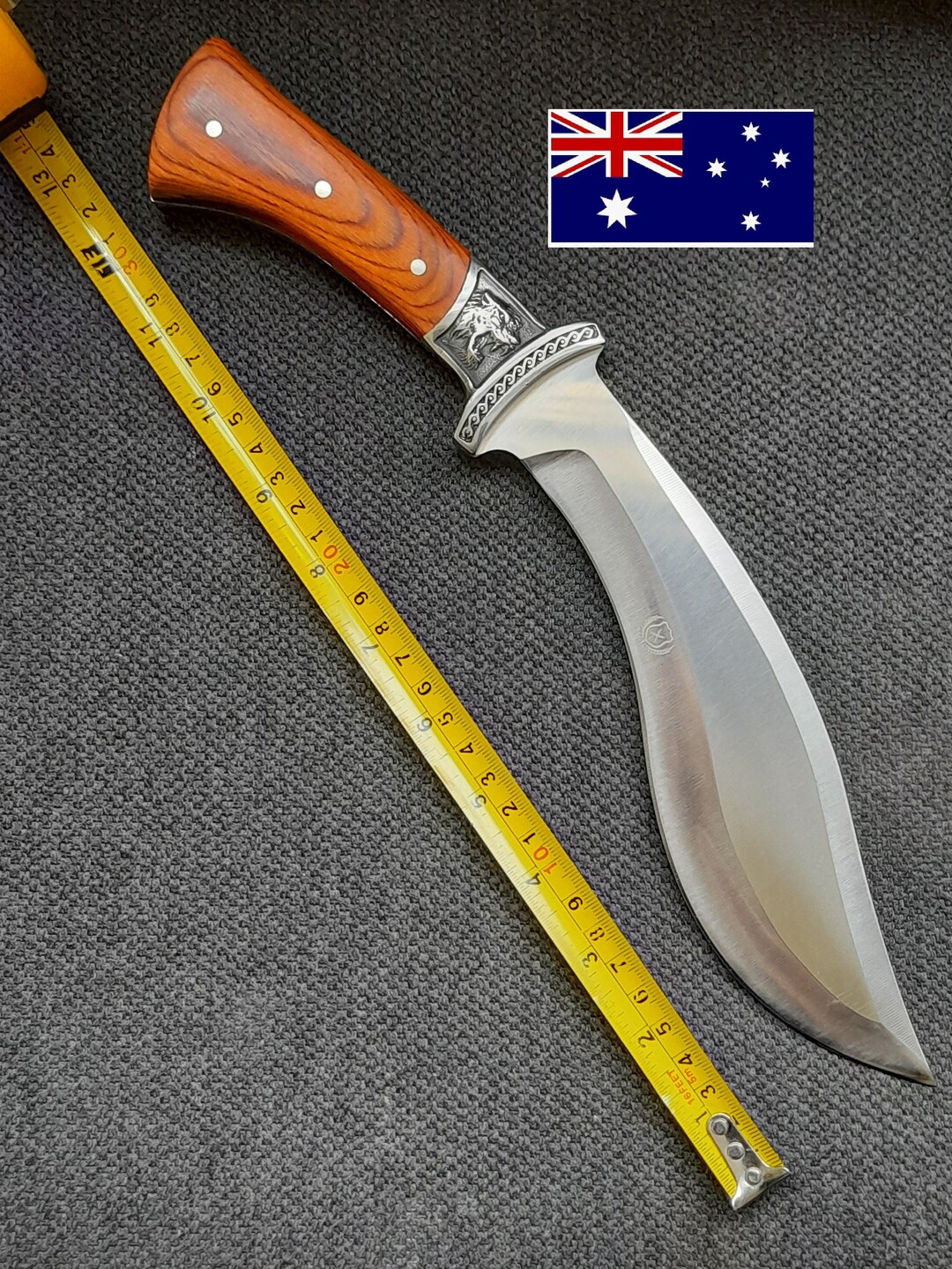 Kukri Heavy Duty Outdoor Machete Knife Columbia A3205 With Black Nylon ...