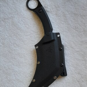 Modern Karambit Stainless Steel K10 Kydex Plastic Sheath Outdoor ...