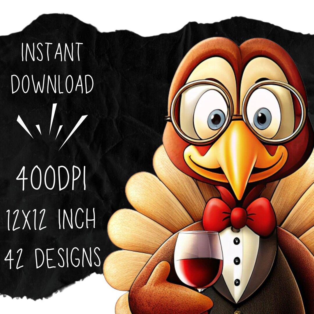 Funny Turkey PNG | Turkey Hunter Clipart | Crazy Turkey PNG | Hunting ...