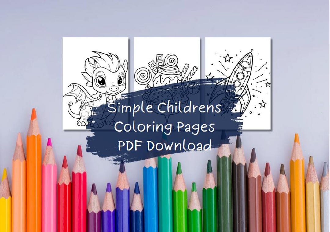 19 Coloring Pages for Kids, Colouring Worksheets, Children Coloring ...