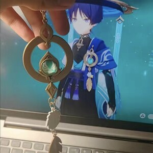 Genshin Impact Scaramouche Wanderer Luminous Anemo Vision Metal ...