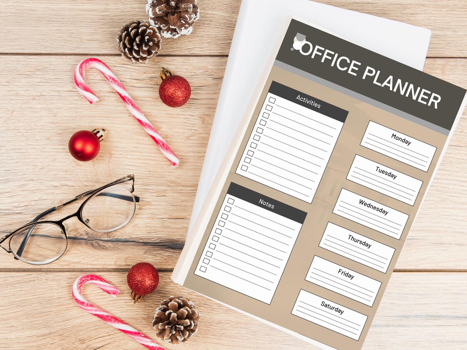 Office Work Planner, Office Work Organizers, Daily Planner, Digital ...