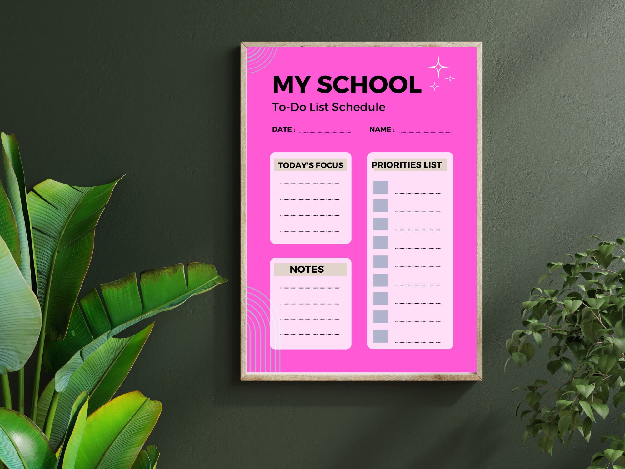 Printable Daily Planner, Editable to Do List for Kids, Printable To- Do ...