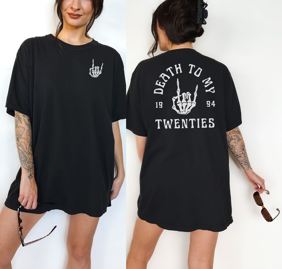 30th Birthday Shirt,death to My Twenties Comfort Colors Tee, Death to My Youth, Dirty Thirty T ...