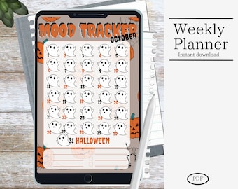 October Mood Tracker - Etsy