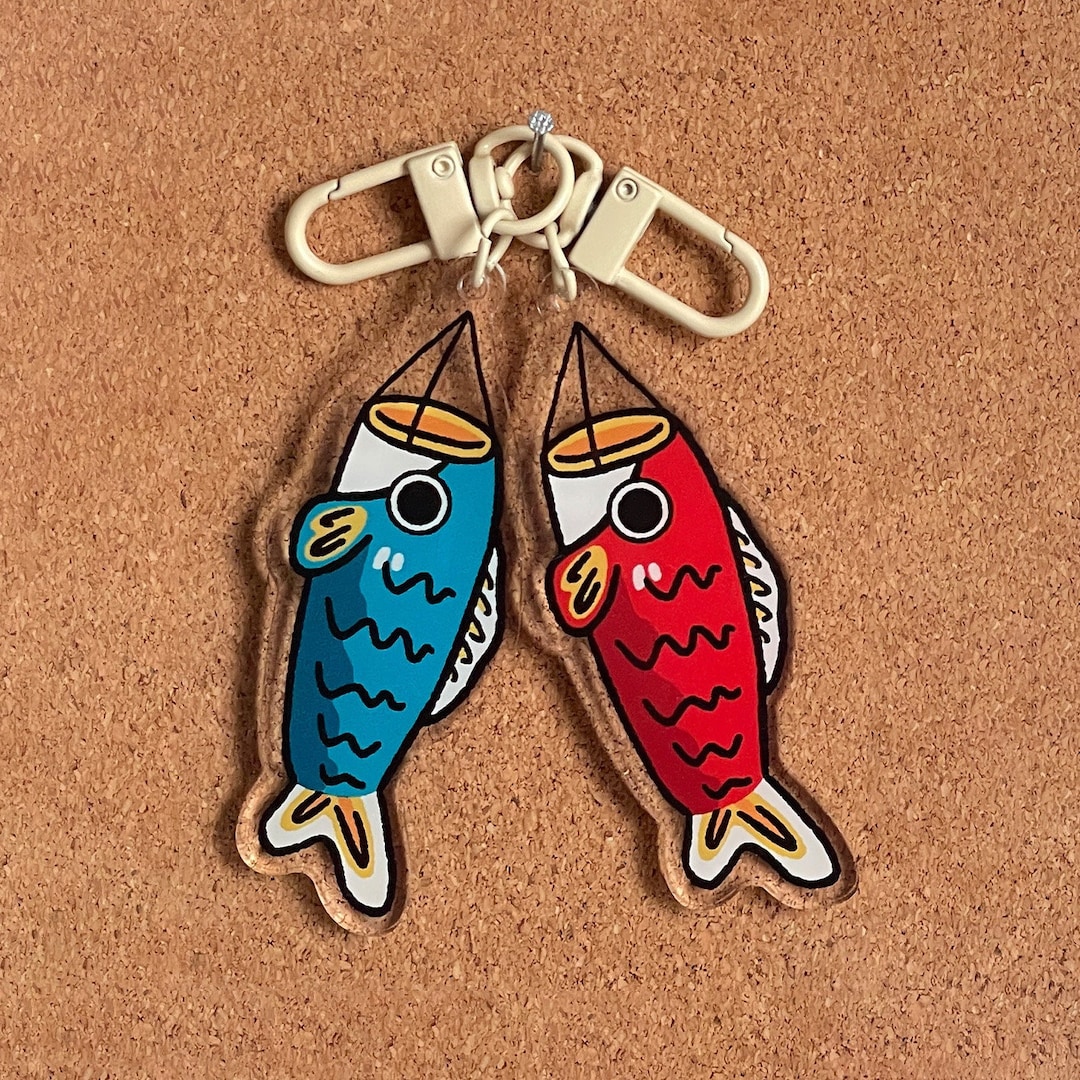 Koinobori Japanese Koi Fish Flag for Kodomo No Hi Acrylic - Etsy