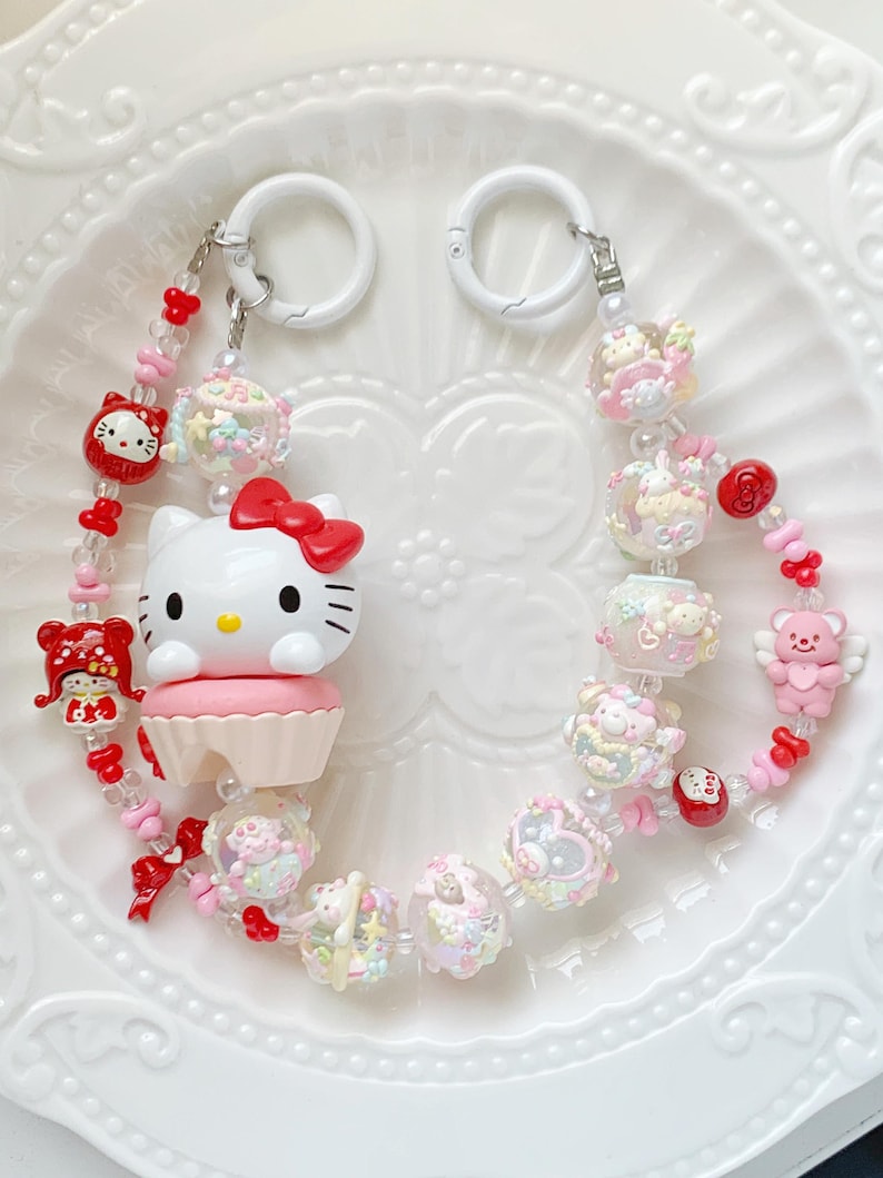 Sanrio Characters Phone Charm, Kawaii Keychain, Anime Bag Charm - Etsy