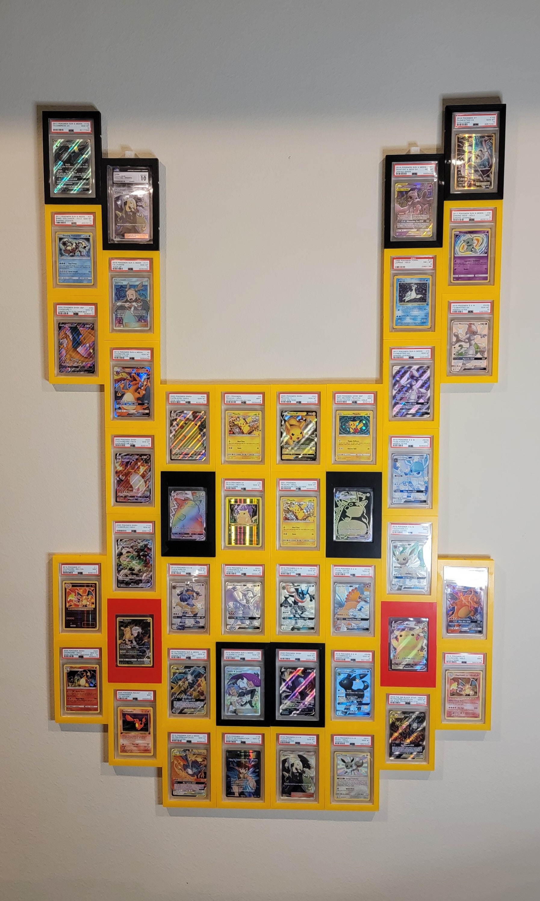 Trading Card Display Custom, Modular, Graded PSA CGC, Toploaders - Etsy