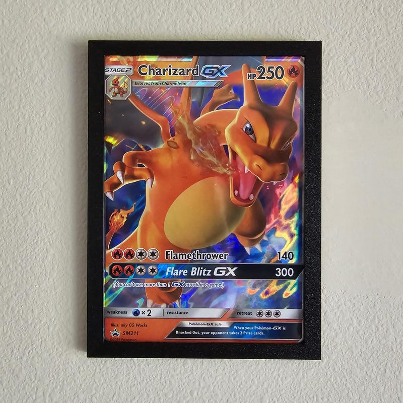 Gold Charizard Card - Etsy